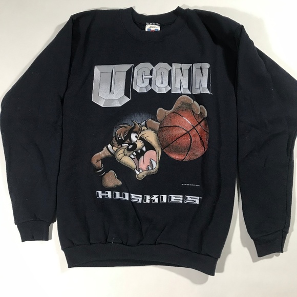 Shirts & Tops | Vintage Taz Uconn Huskies Sweater | Poshmark
